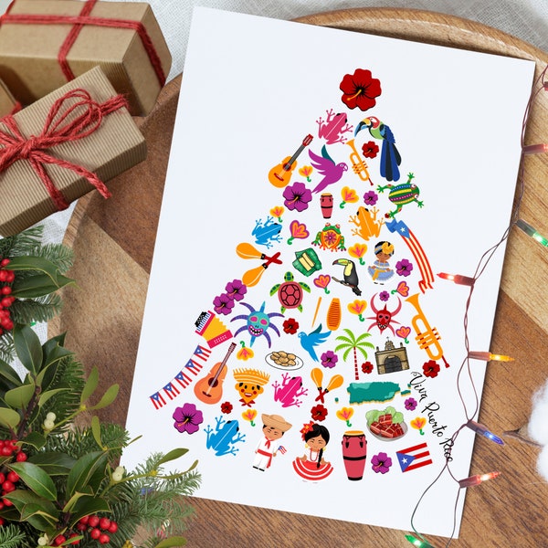 Puerto Rico Greeting Card - Etsy