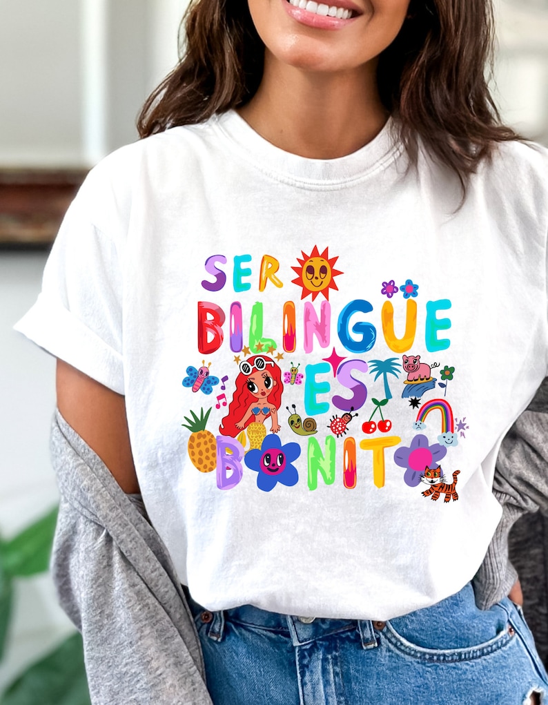 Ser Bilingüe Es Bonito T-shirt, Karol G Inspired, Comfort Colors Tee - Etsy