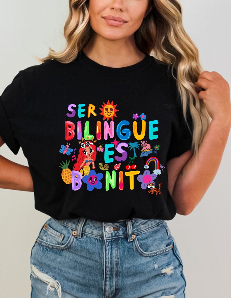 Ser Bilingüe Es Bonito T-shirt, Karol G Inspired, Comfort Colors Tee - Etsy