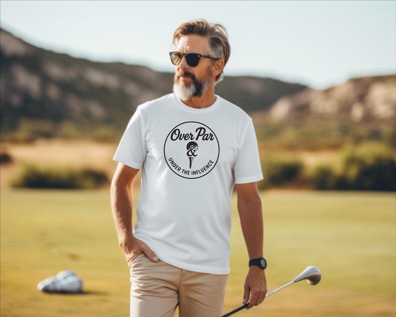 Funny Golf T-shirt: Over Par, Under the Influence - Golfer Gift - Etsy