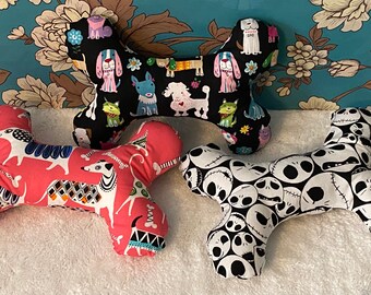 Dog Bone Plush Toy - Etsy
