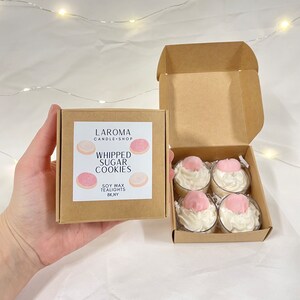 Fall Dessert Tealights, Set of 4, Whipped Tealights, Fall Gift Set, Tealight Sampler, Cute Small ...