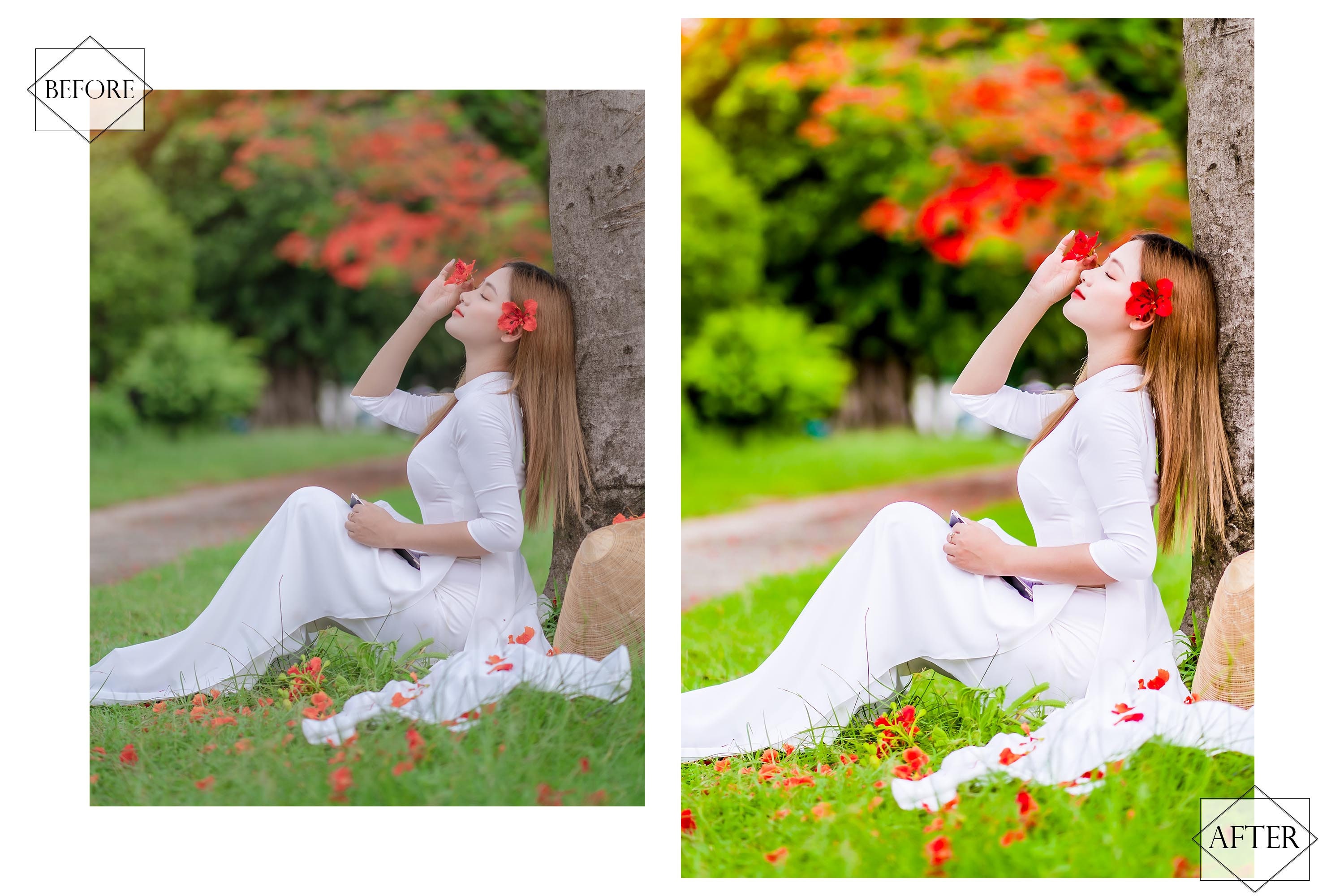 12 Spring Palette Lightroom Presets, Colorful Preset, Bright Desktop LR ...