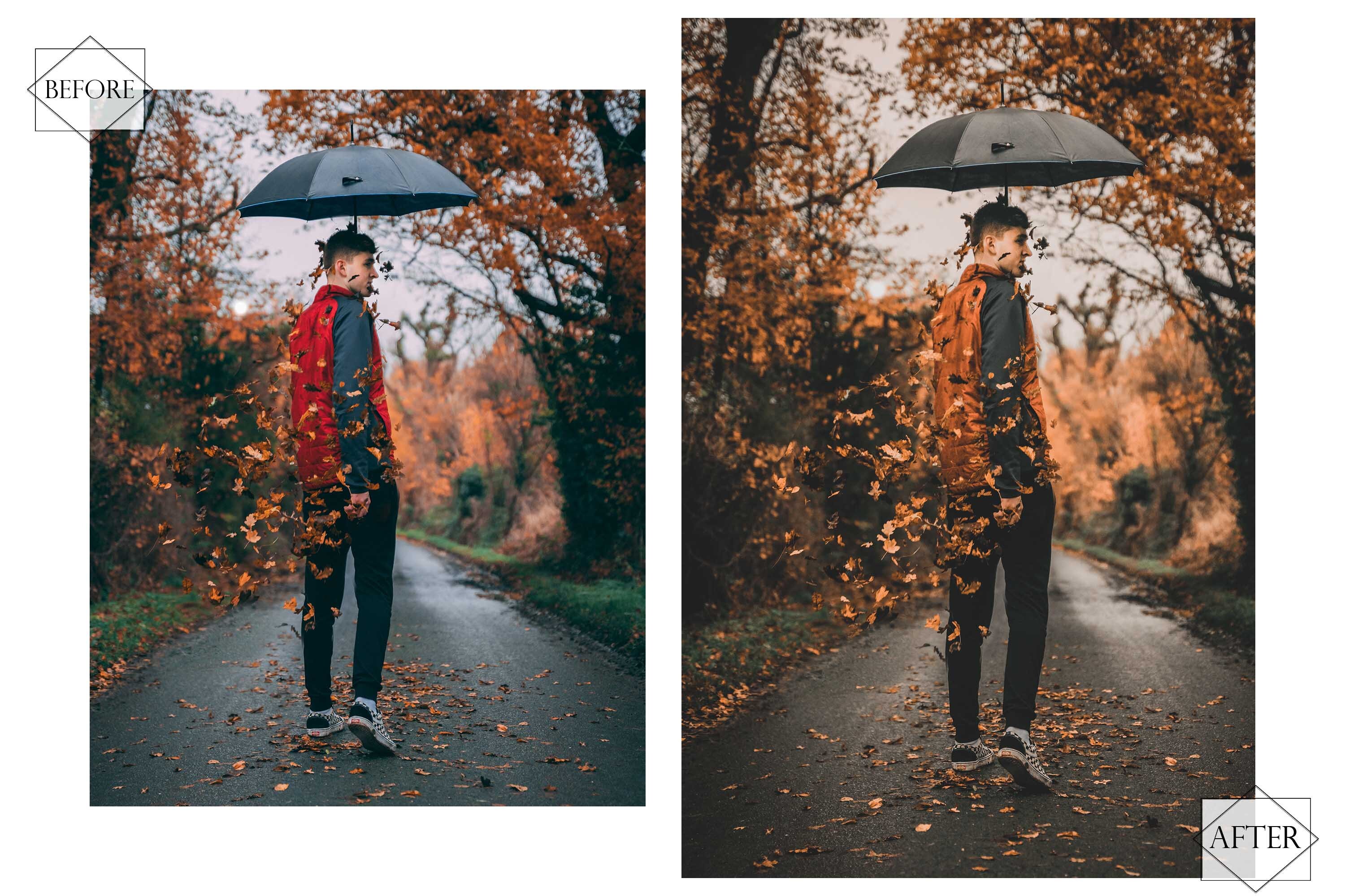 13 Popular Autumn Photoshop Actions, Orange Fall ACR Preset, Earthy Ps ...