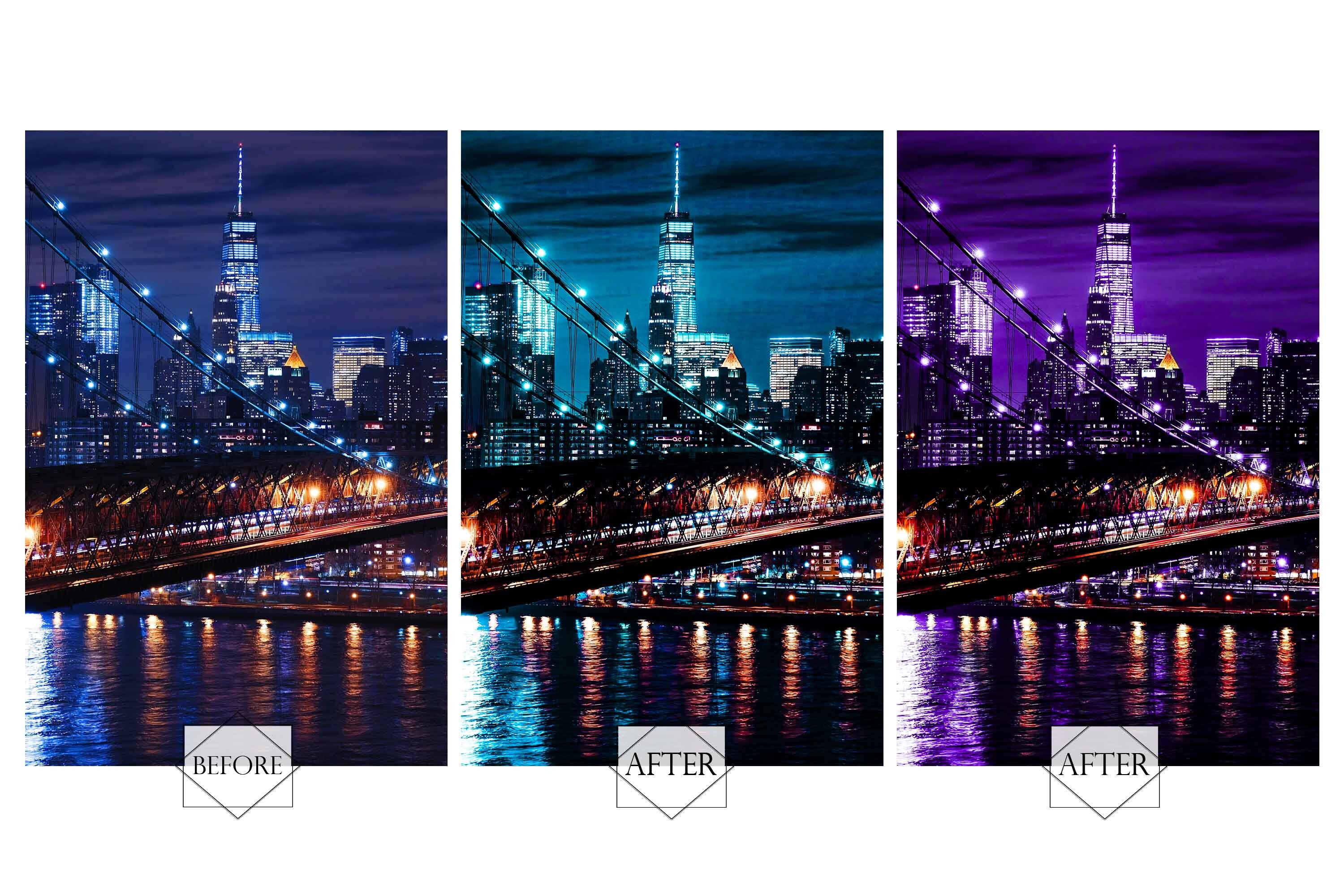16 Shiny Night Lightroom Presets, Moody Preset, Street Desktop LR ...