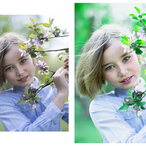 12 Kids in Spring Lightroom Presets, Childern Mobile Preset, Green Baby ...