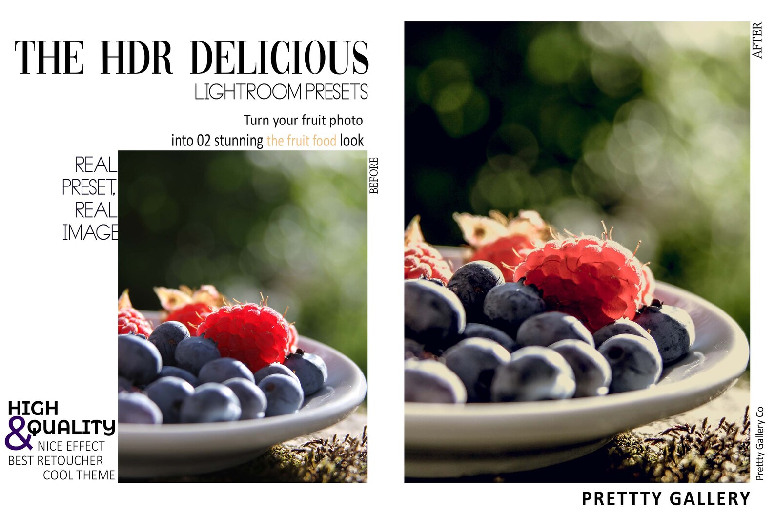 16 HDR Delicious Photoshop Action, Food ACR Preset, Moody Edible ...