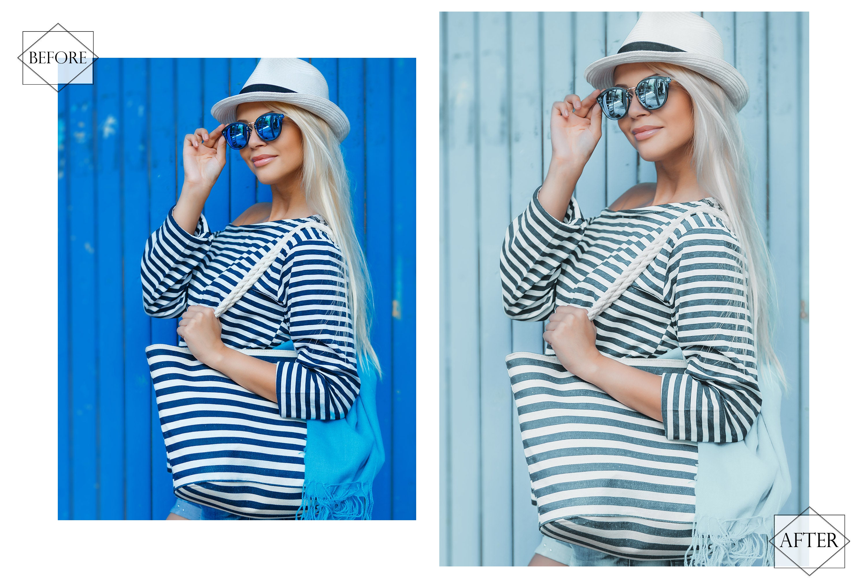 12 Photoshop Actions, Blue Topaz Ps Action, Bright ACR Preset, Brown ...