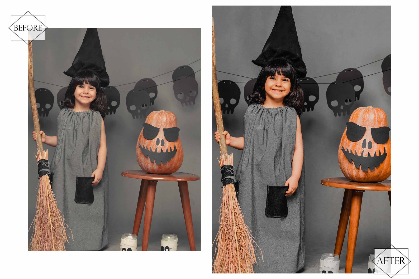 12 Halloween Mood Photoshop Actions, Dark Smooky ACR Preset, Moody ...