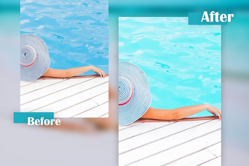 12 Photoshop Actions Beach Vibes Ps Action Summer ACR - Etsy