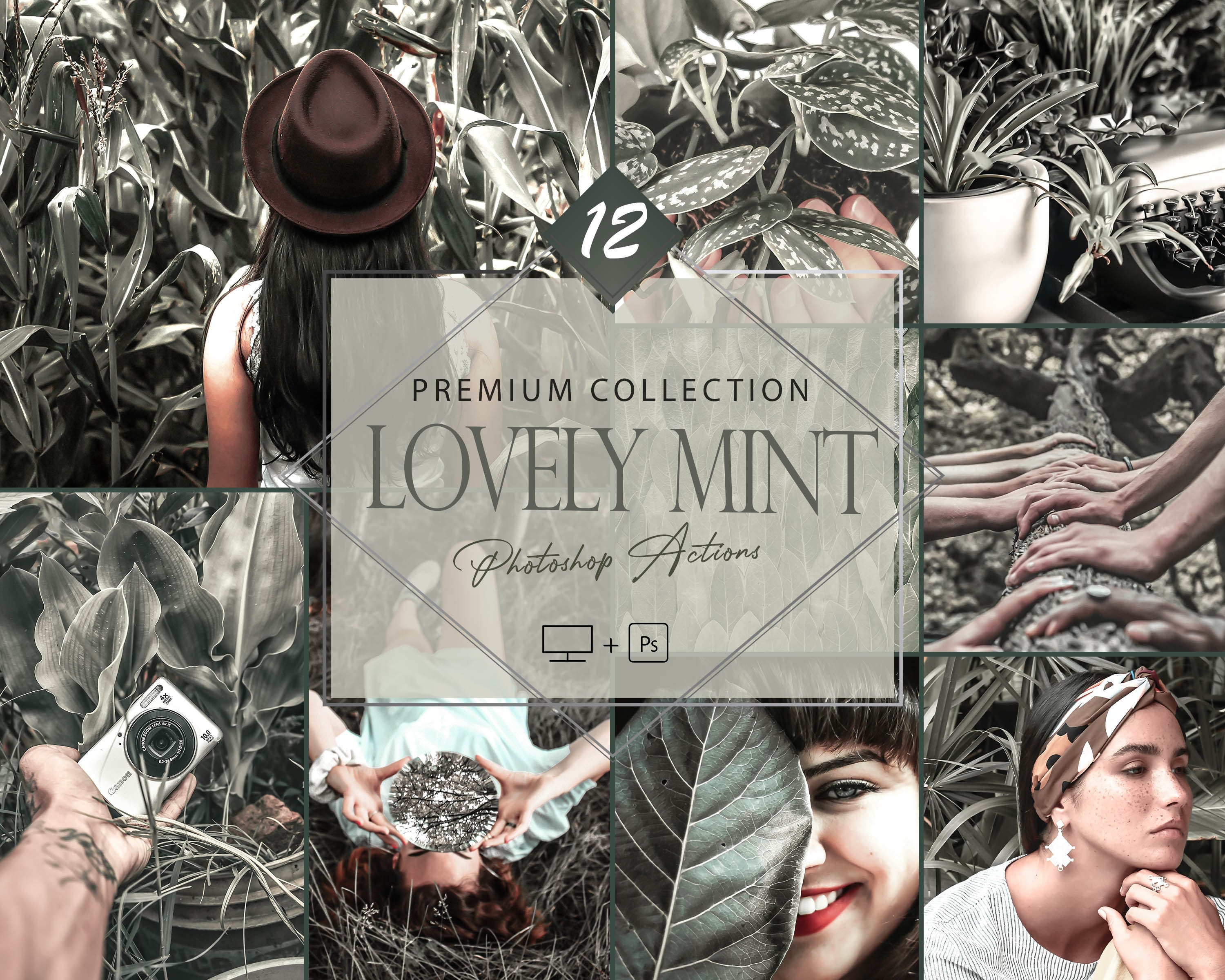 12 Lovely Mint Photoshop Actions, Spring ACR Preset, Green Ps Filter ...