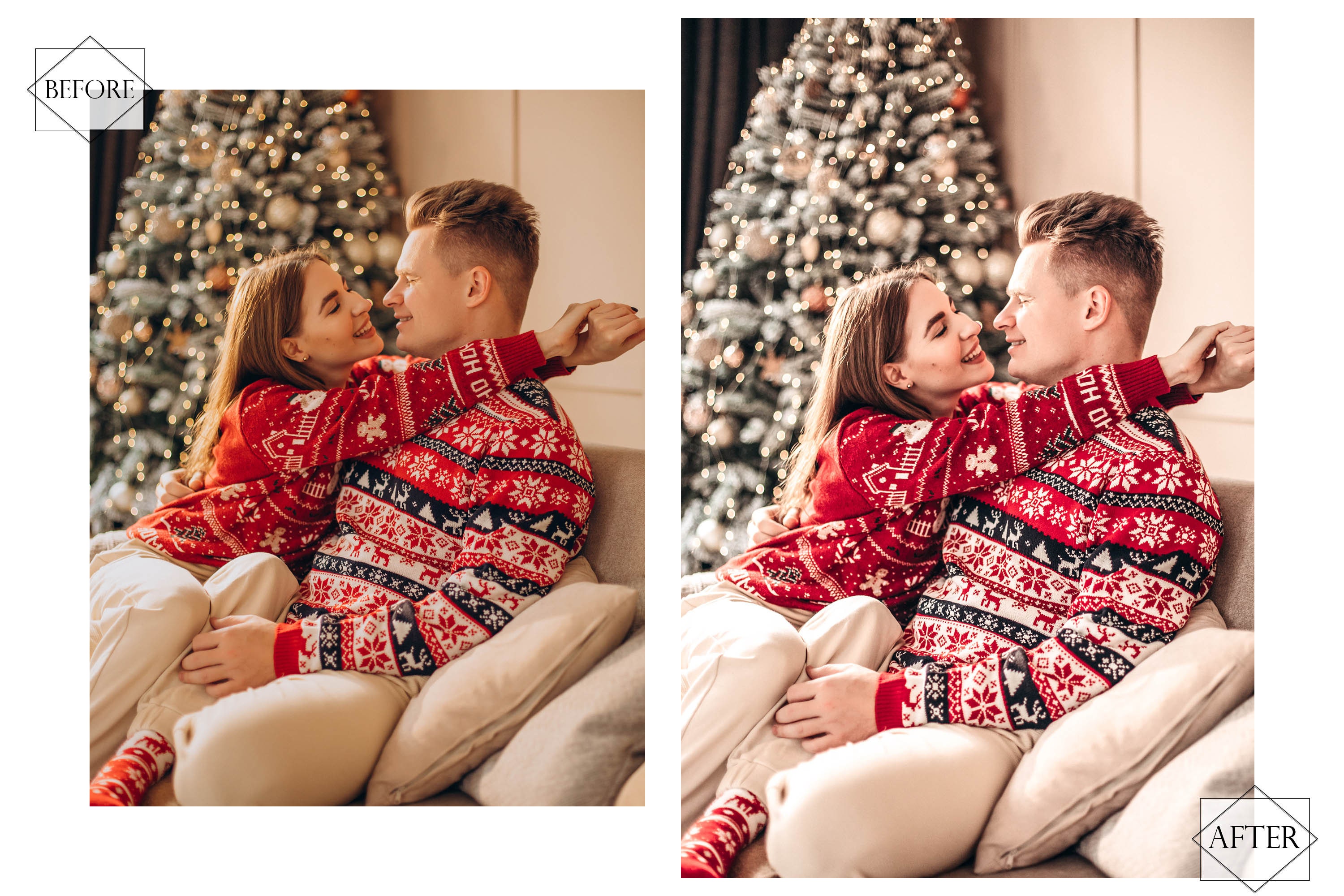 12 Bright Winter Lightroom Presets, Christmas and White Preset, Cold ...