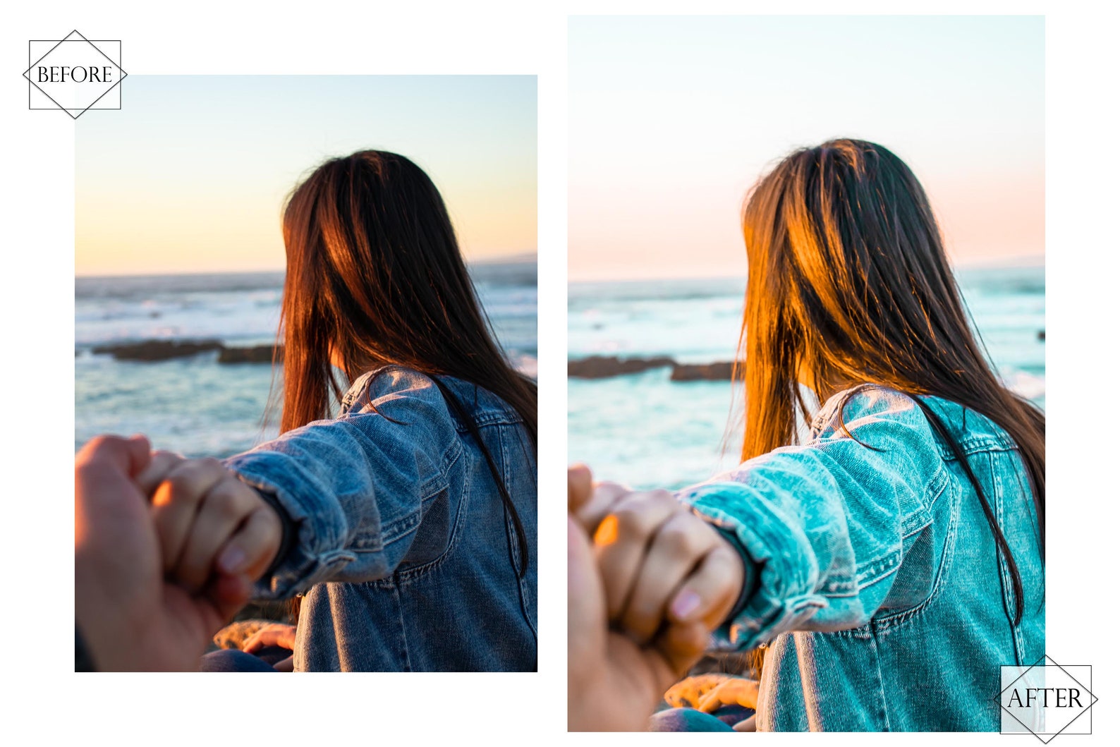 12 Photoshop Actions, Beach Sunset Ps Action, Sunrise ACR Preset, Bright Filter, Lifestyle Theme ...