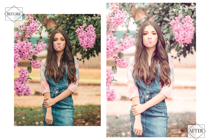 12 Dreamy Pink Photoshop Actions, Sweet Color ACR Preset, Soft Filter ...