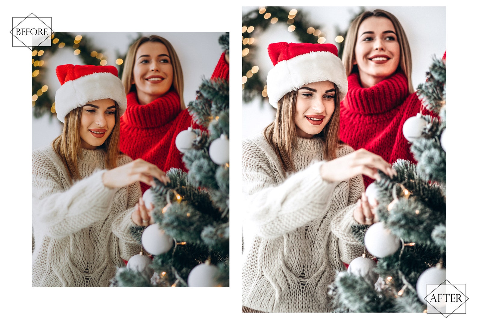 12 Bright Winter Lightroom Presets, Christmas and White Preset, Cold ...