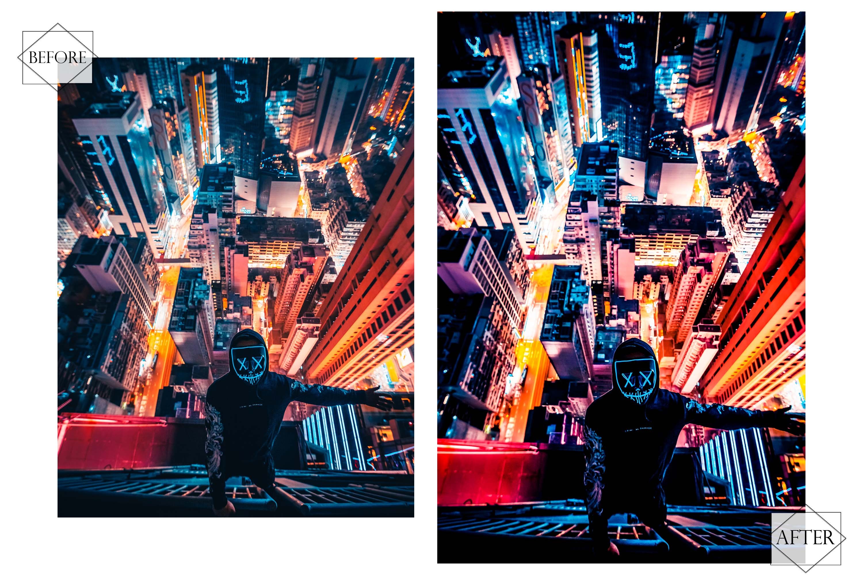 16 Shiny Night Lightroom Presets, Moody Preset, Street Desktop LR ...