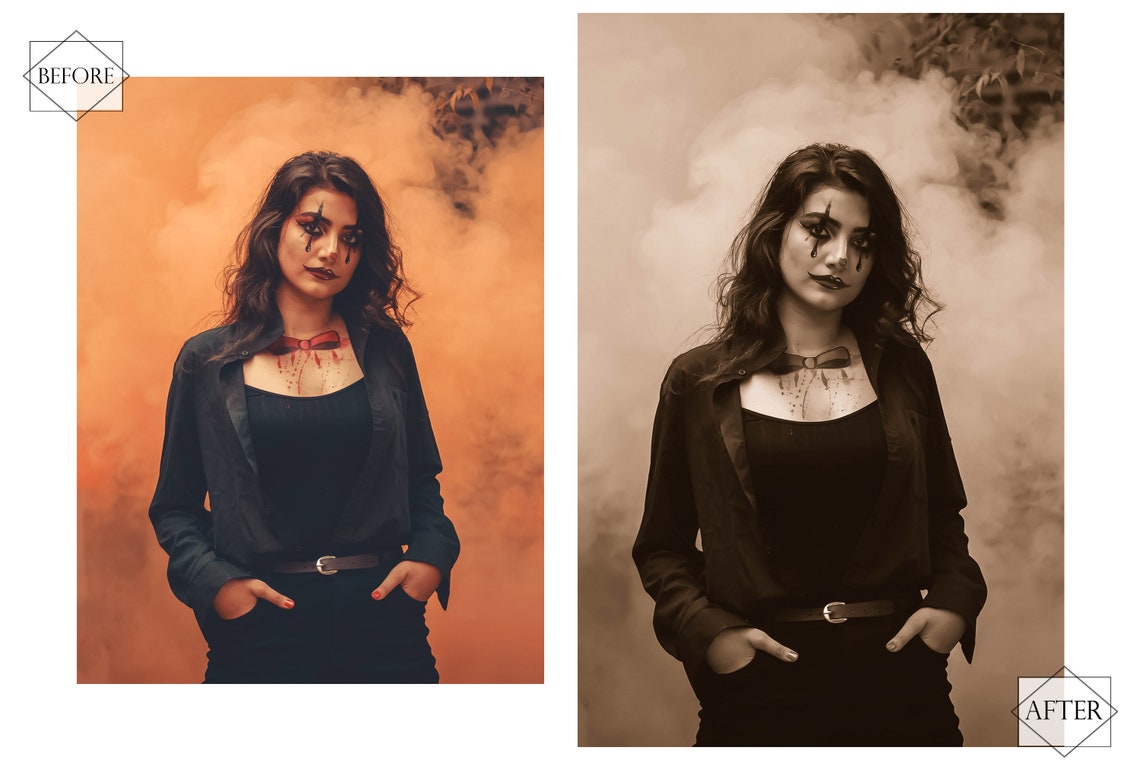 12 Sepia Samhain Lightroom Presets, Moody Preset, Sepia Presets, Fall ...