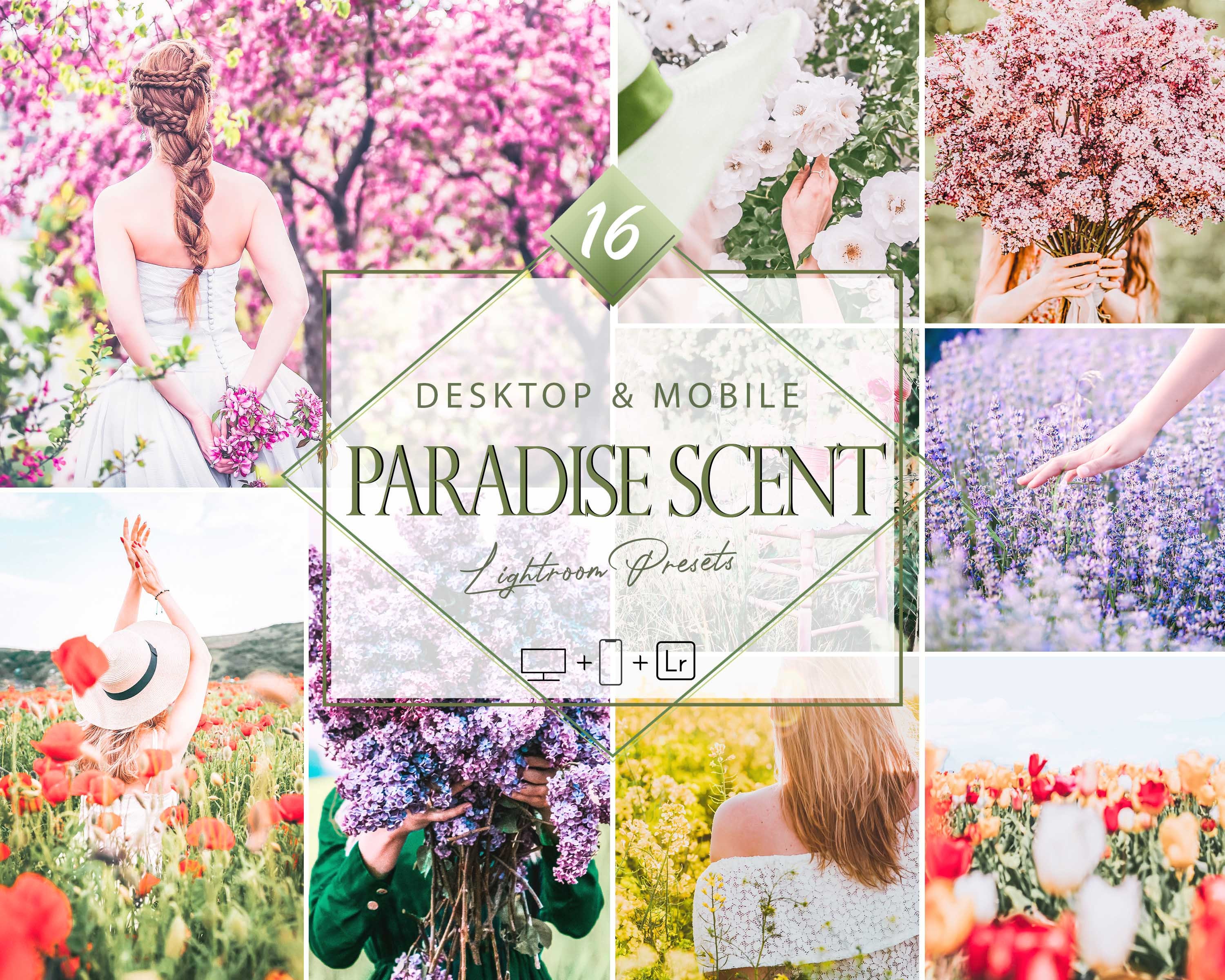 16 Paradise Scent Lightroom Presets, Summer Mobile Preset, Bright ...