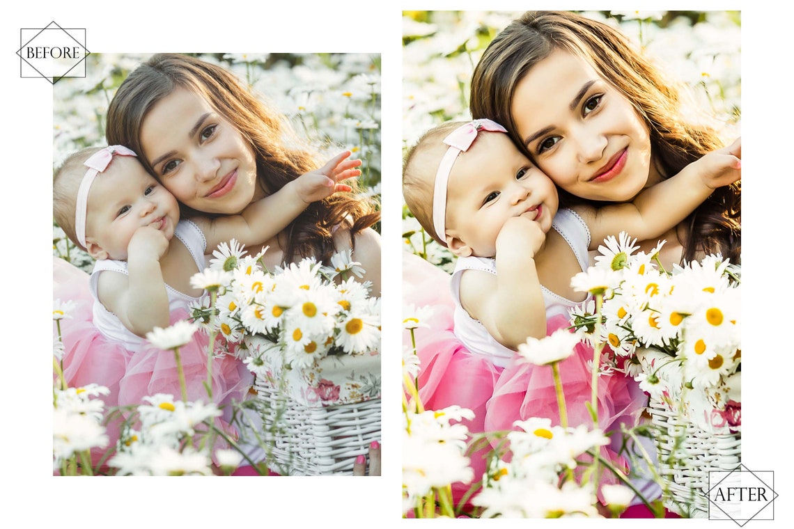 12 Spring Palette Lightroom Presets, Colorful Preset, Bright Desktop LR ...
