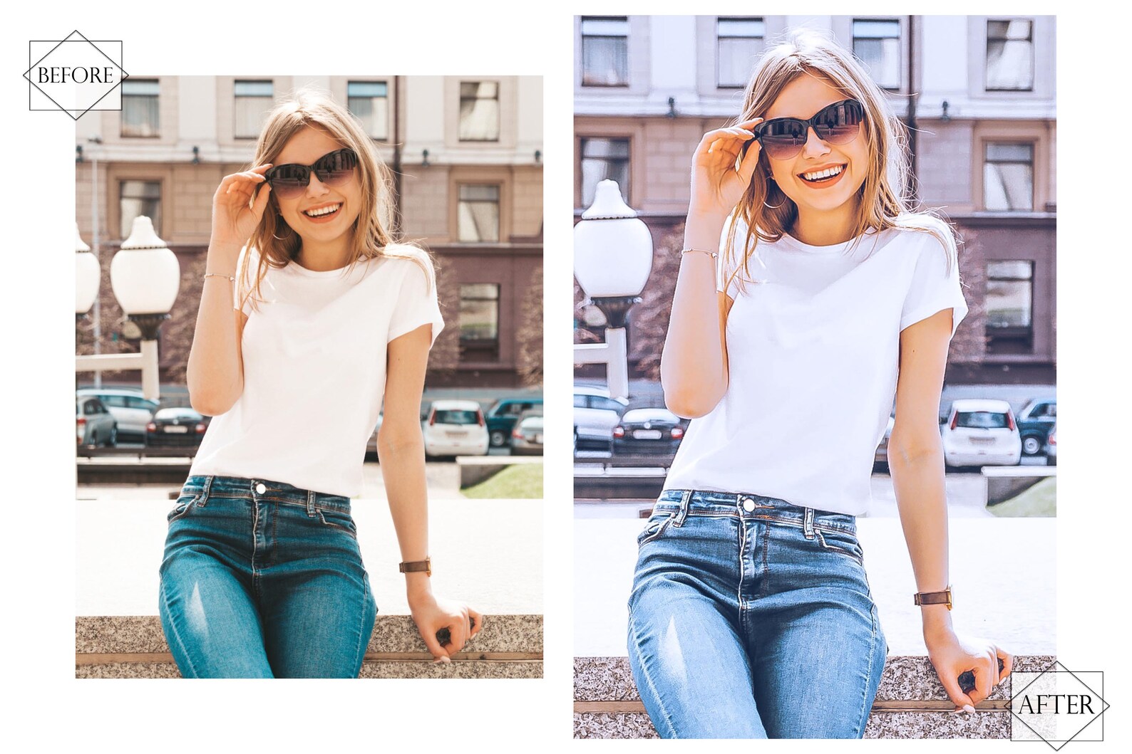 12 Photoshop Actions, Warm & Cold Ps Action, Cool Tint ACR Preset ...