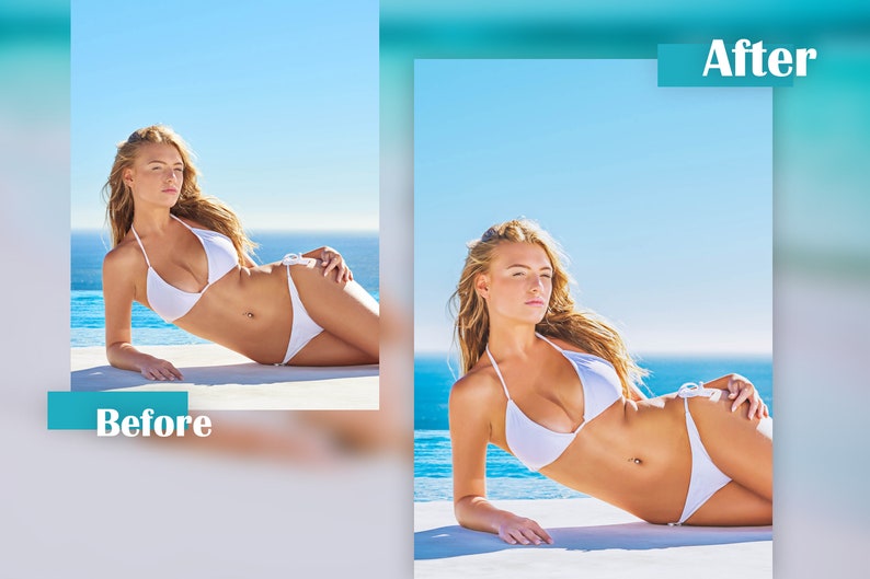 12 Photoshop Actions Beach Vibes Ps Action Summer ACR - Etsy