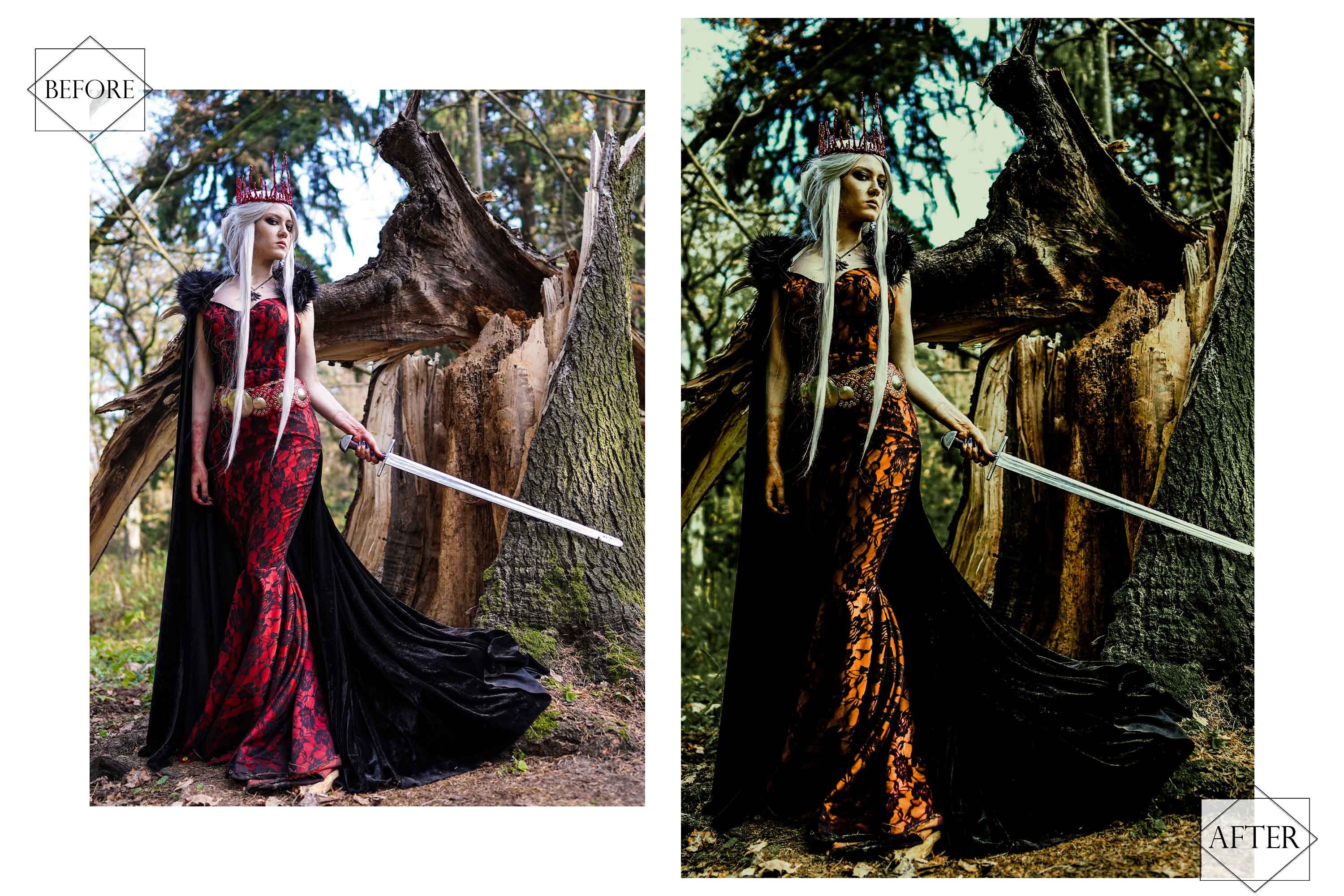 12 Halloween Mood Photoshop Actions, Dark Smooky ACR Preset, Moody ...