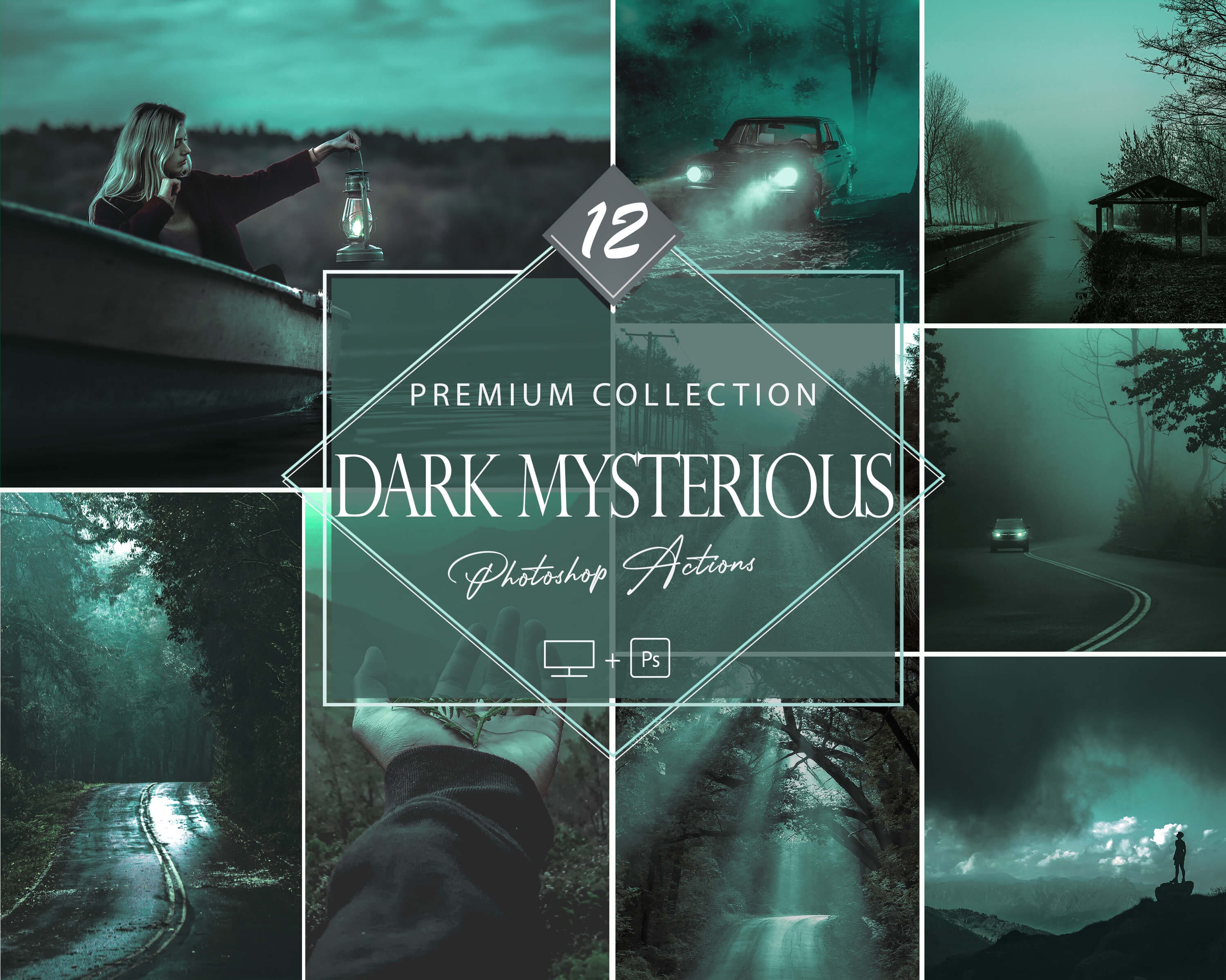 12 Dark Mysterious Photoshop Actions, Moody Dark ACR Preset, Mystery ...