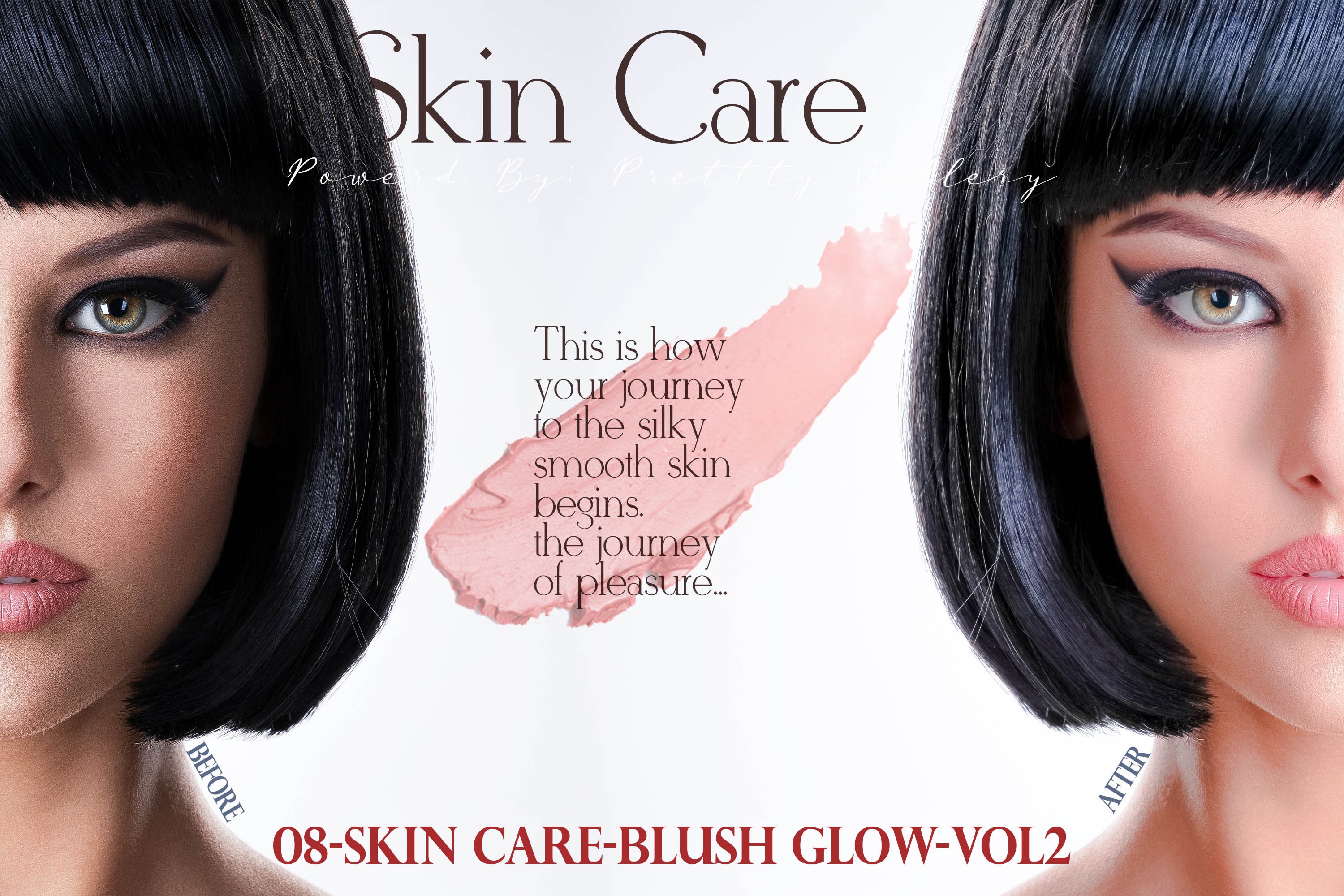 12 Skin Care Lightroom Presets, Beauty Mobile Preset, Makeup Bright ...