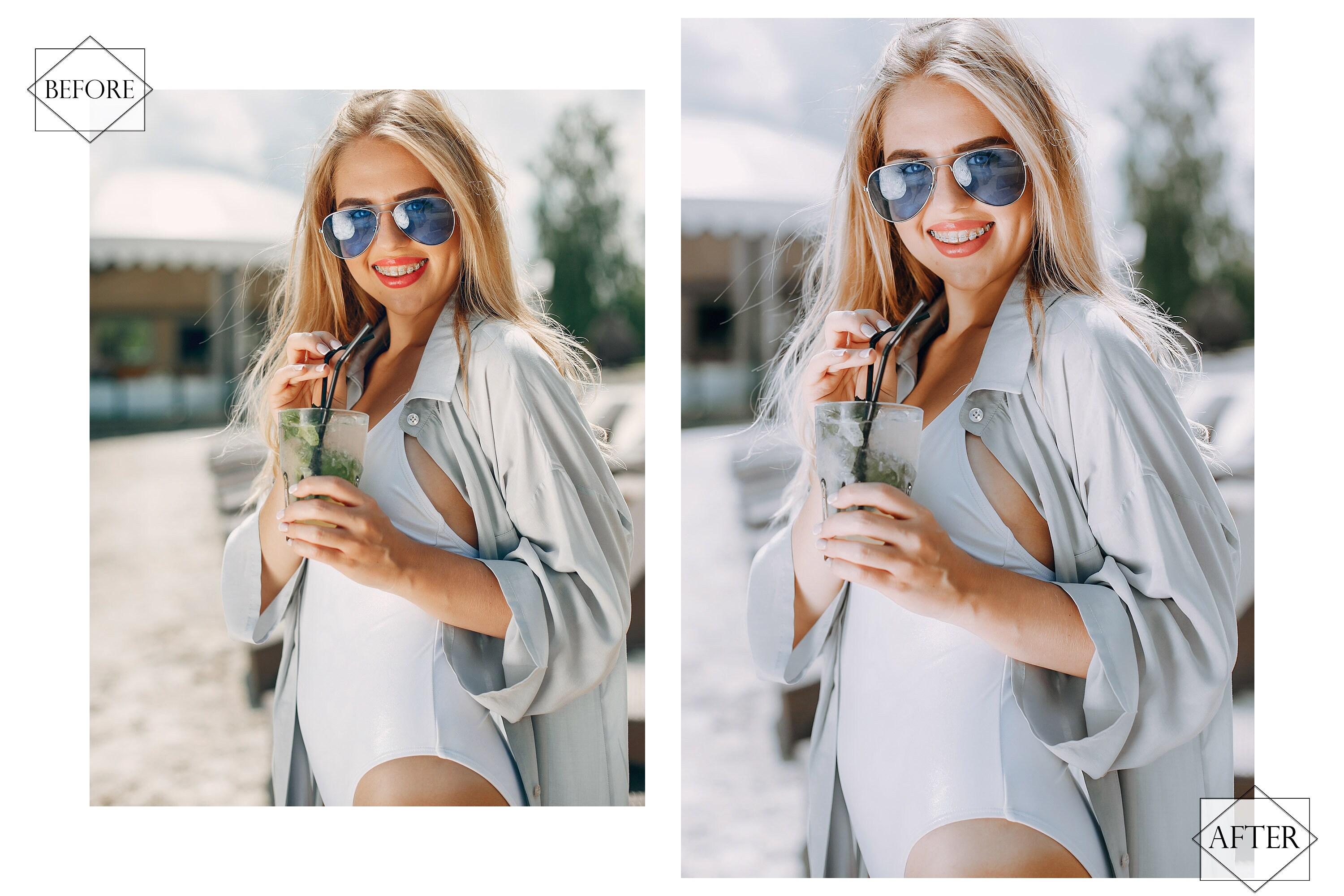 12 Photoshop Actions, Blue Topaz Ps Action, Bright ACR Preset, Brown ...