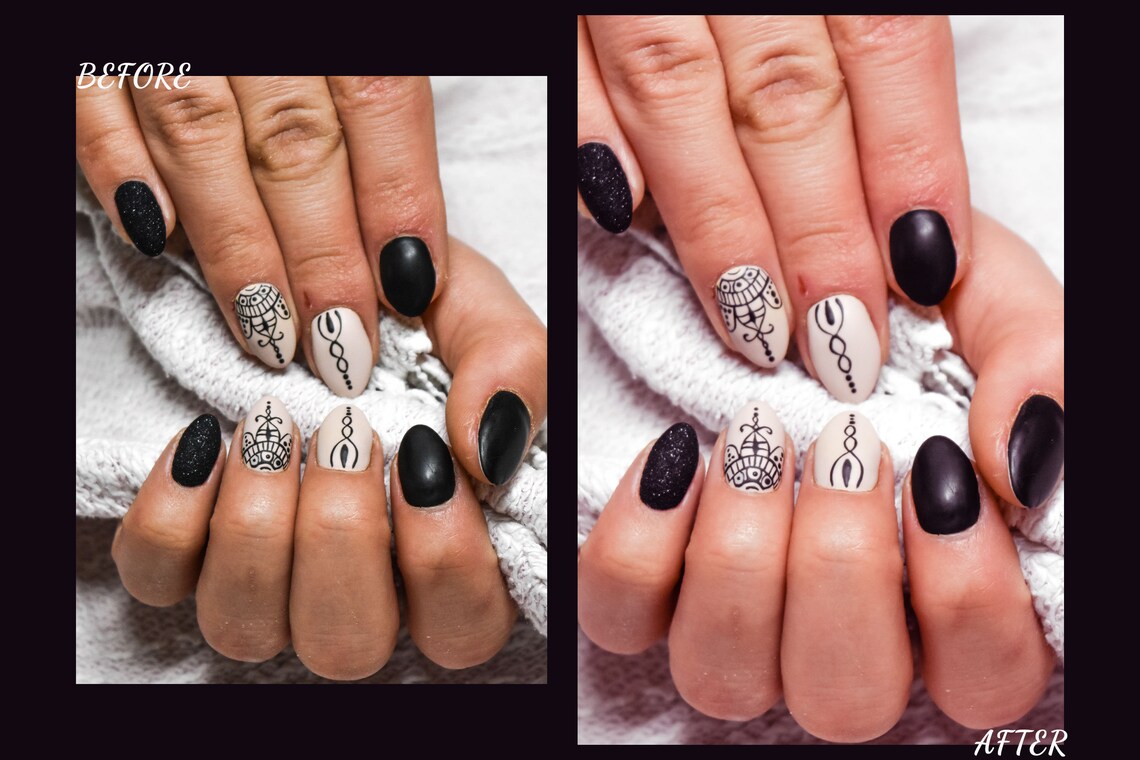 16 Nail Polish Photoshop Actions, Manicure Pedicure ACR Preset ...