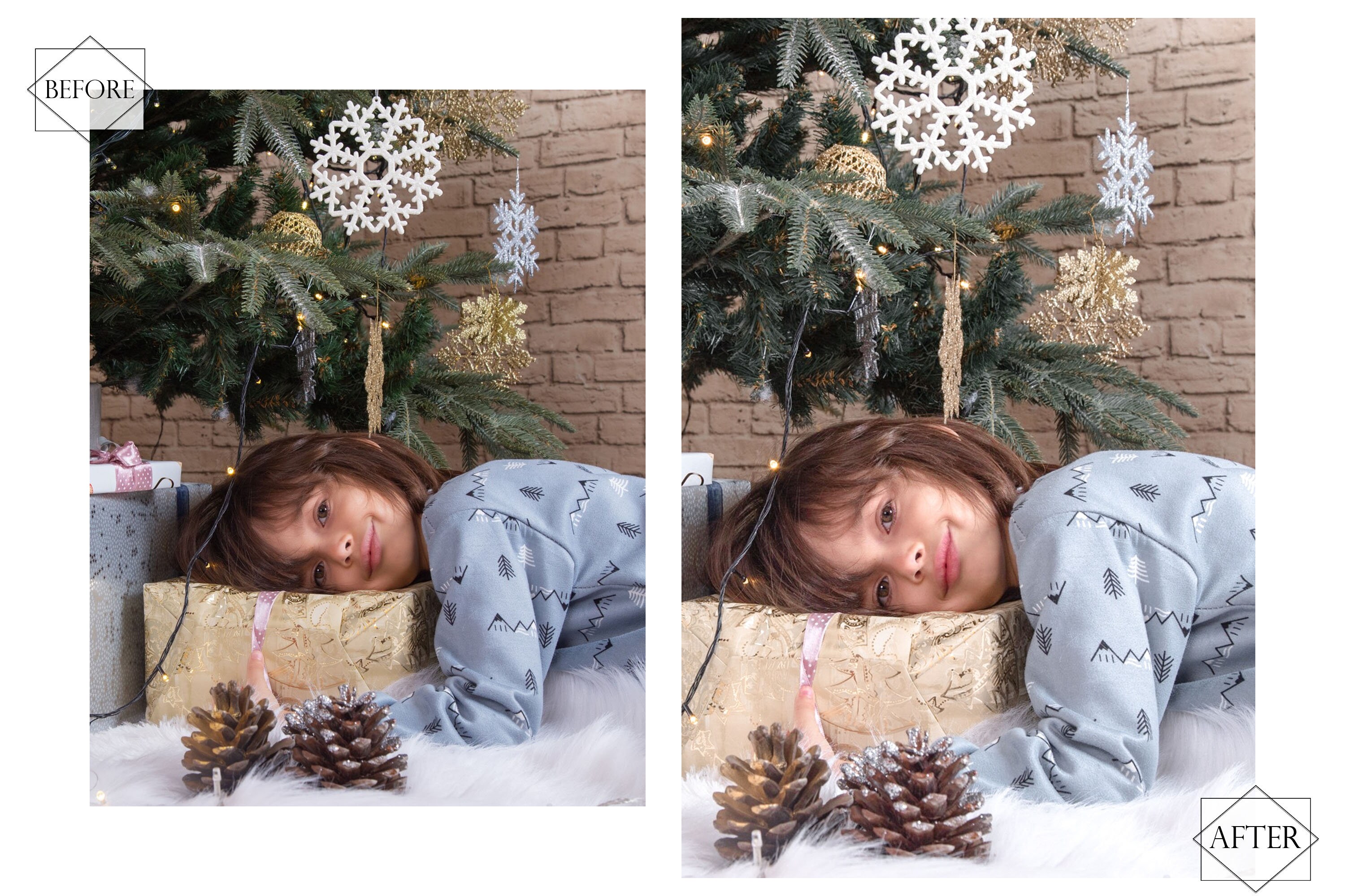 12 Bright Winter Lightroom Presets, Christmas and White Preset, Cold ...