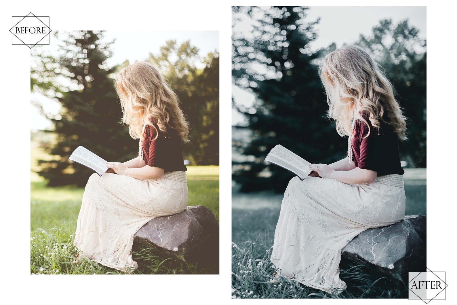 12 Photoshop Actions, Emotional Forest Ps Action, Jungle Cozy ACR ...