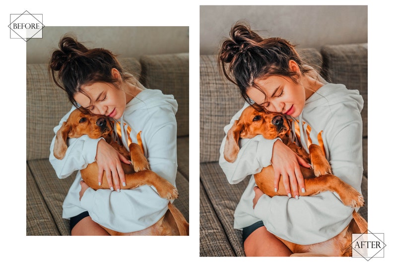 12 Huppy Puppy Photoshop Actions Pet ACR Preset Bright Ps - Etsy