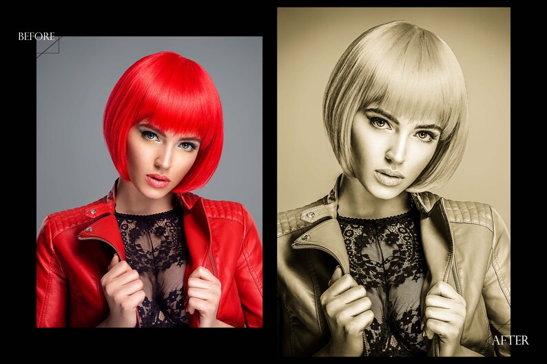 12 Sepia Boudoir Lightroom Presets, Warm Sexy Mobile Preset, Monocolor ...