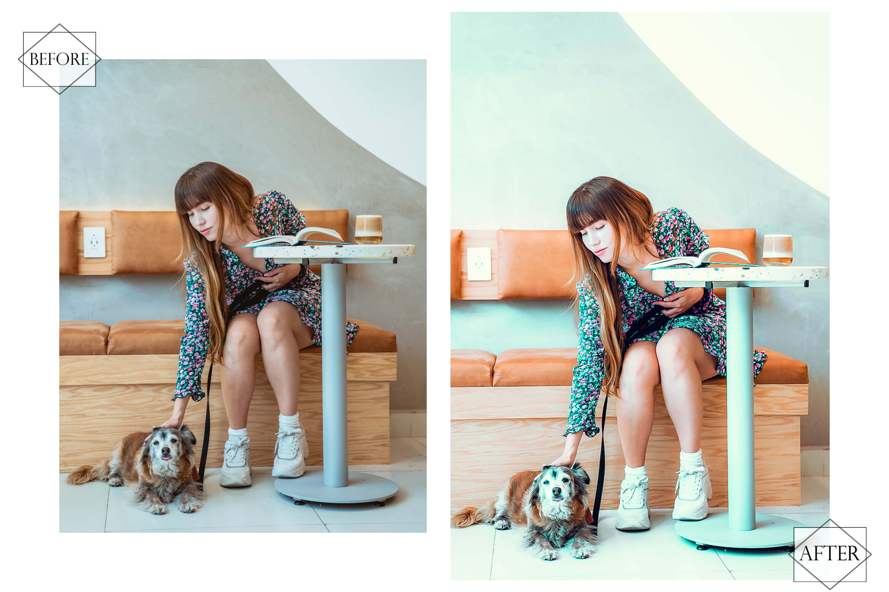 12 Pink Vs Aqua Photoshop Actions, Sweet ACR Preset, Bright Ps Filter ...