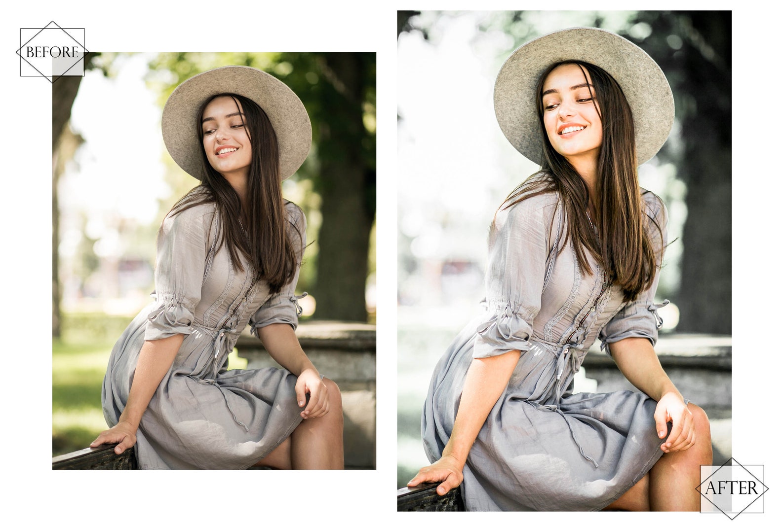 Spring Presets, Outdoor Presets, 12 in Nature Lightroom Presets, Green ...