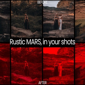 12 Red Light Photoshop Actions, Redish Color ACR Preset, Love Filter ...