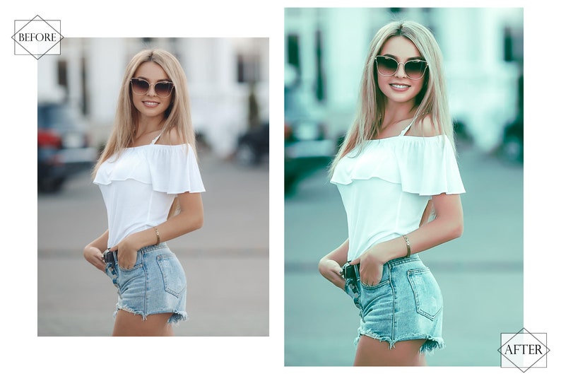 12 Photoshop Actions, Warm & Cold Ps Action, Cool Tint ACR Preset ...
