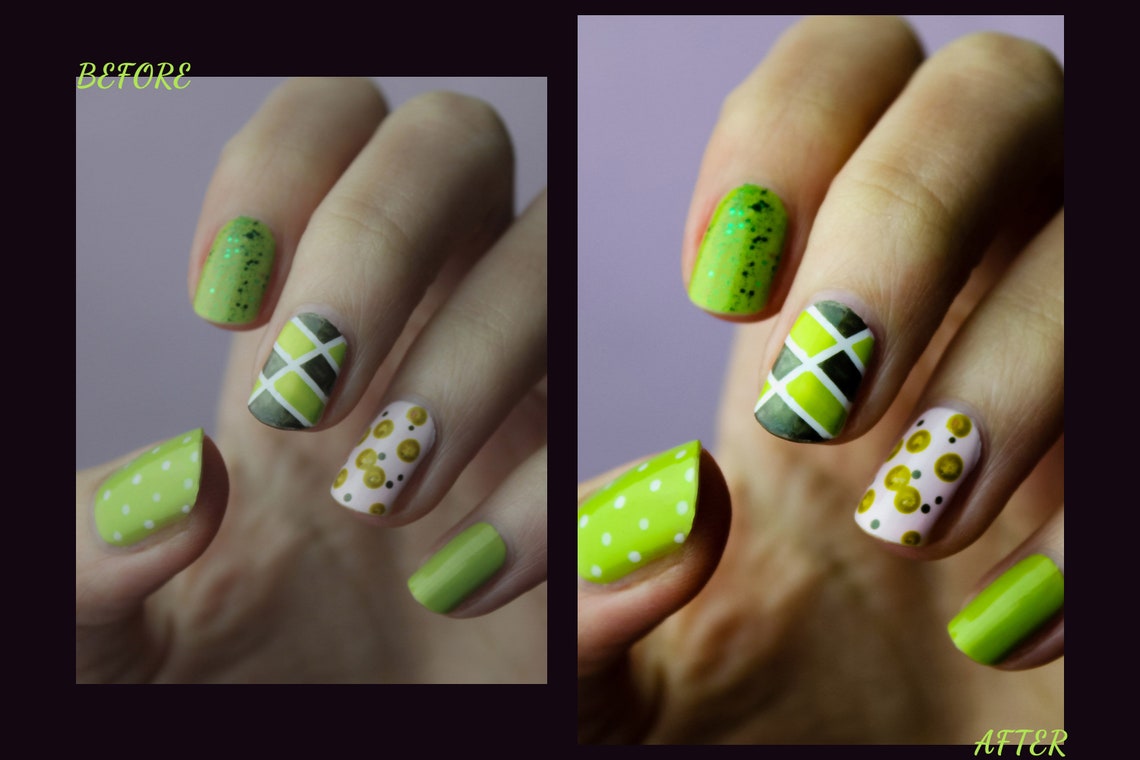 16 Nail Polish Photoshop Actions, Manicure Pedicure ACR Preset ...