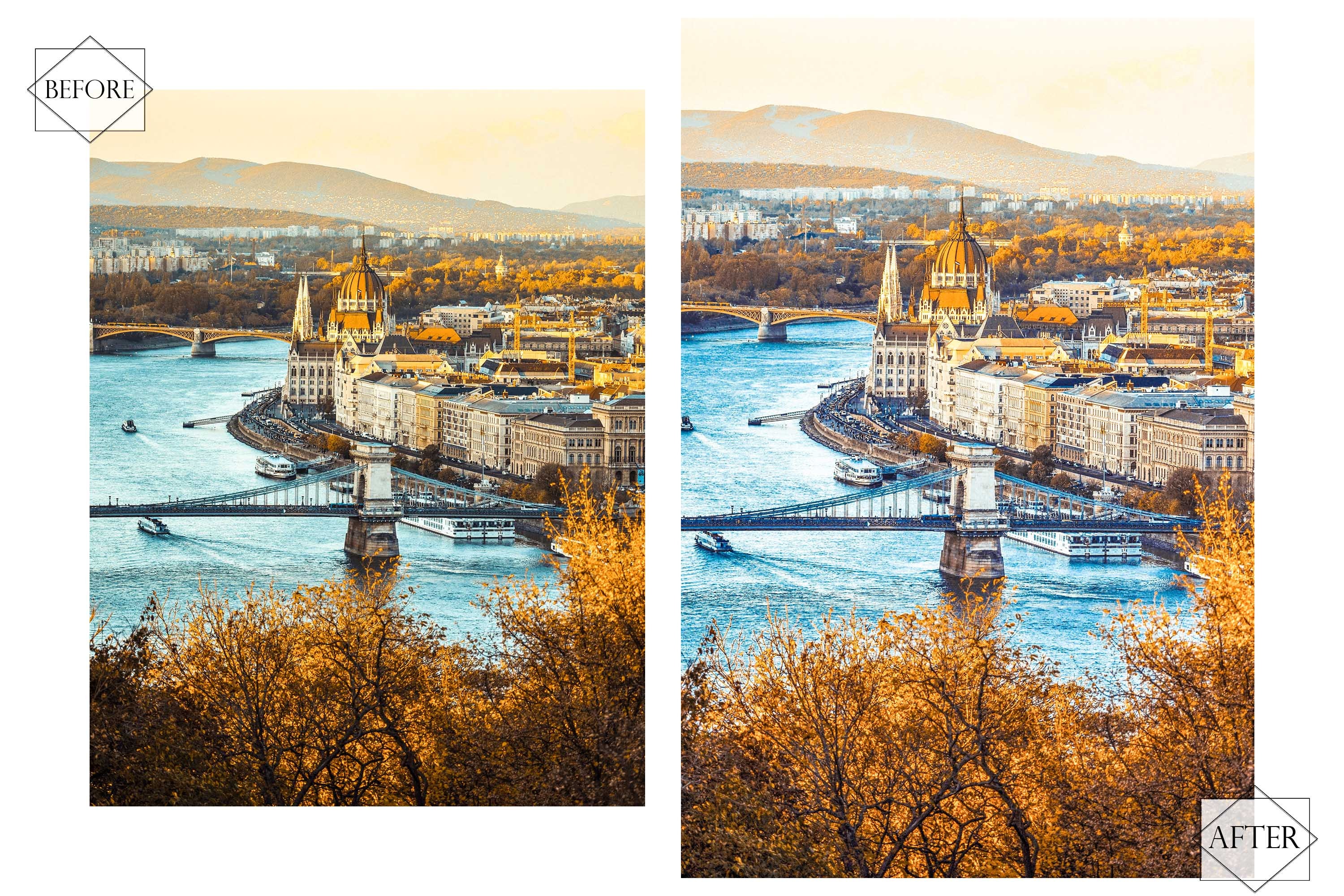 12 Photoshop Actions, Magical Sunset Ps Action, Blue ACR Preset ...