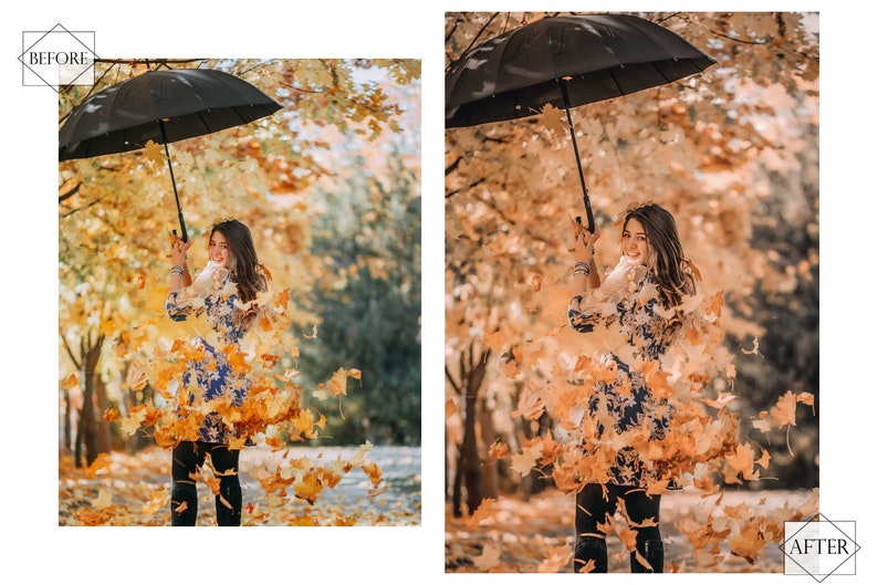 13 Popular Autumn Photoshop Actions, Orange Fall ACR Preset, Earthy Ps ...