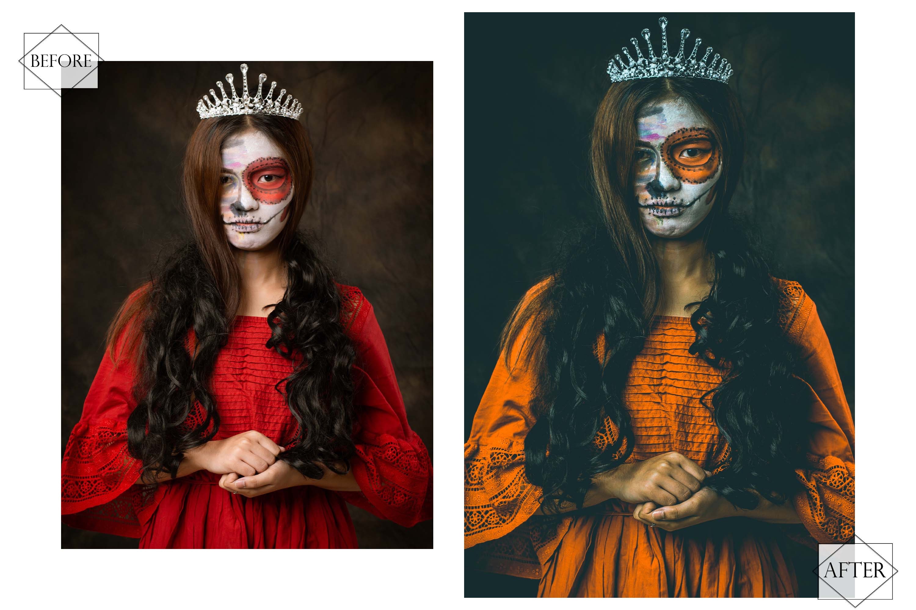 12 Halloween Mood Photoshop Actions, Dark Smooky ACR Preset, Moody ...