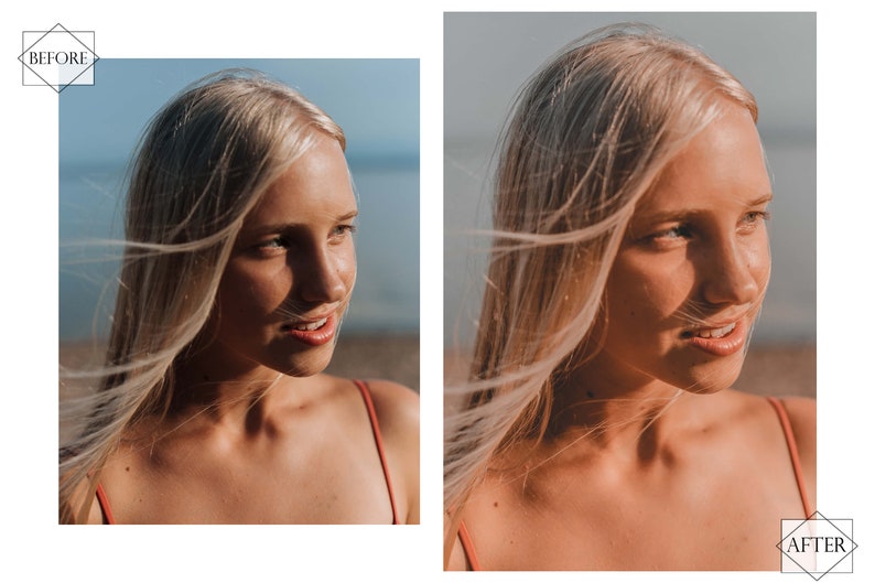 12 Peachy Babe Photoshop Actions, Bright ACR Preset, Orange Filter ...
