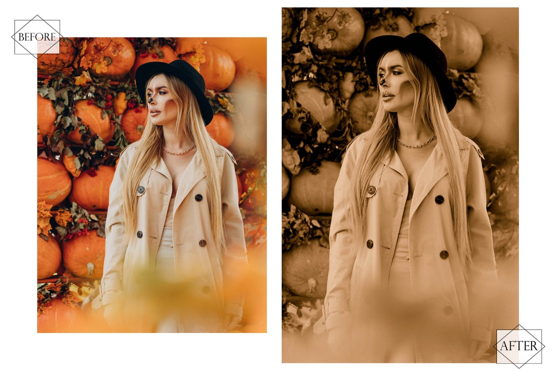 12 Sepia Samhain Lightroom Presets, Moody Preset, Sepia Presets, Fall ...