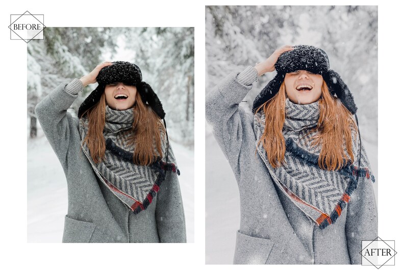 24 Snowfall Photoshop Actions, Winter ACR Preset, Snow Overlay Ps ...