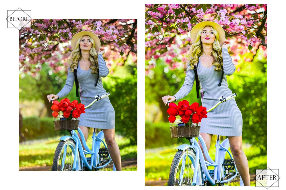 12 Spring Palette Lightroom Presets, Colorful Preset, Bright Desktop LR ...