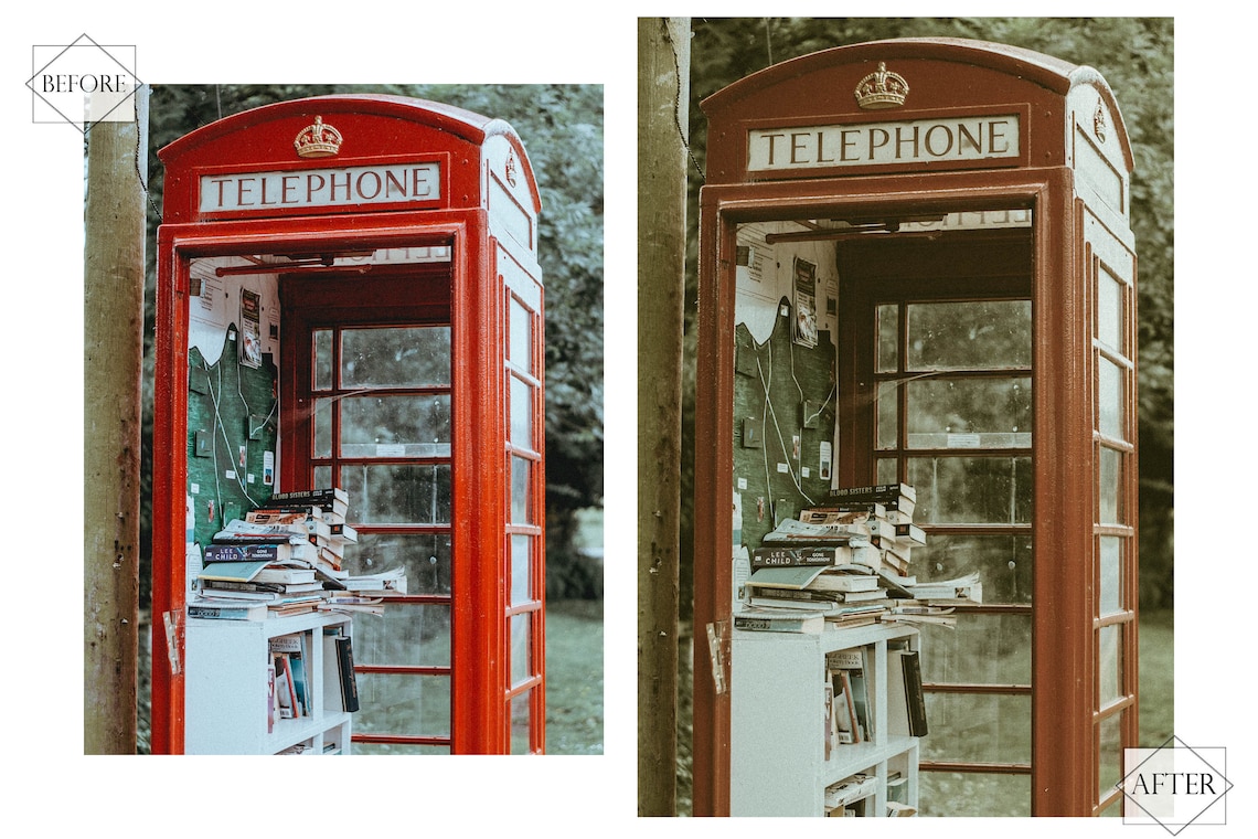 12 Time Travel Photoshop Actions, Vintage ACR Preset, Retro Ps Filter ...
