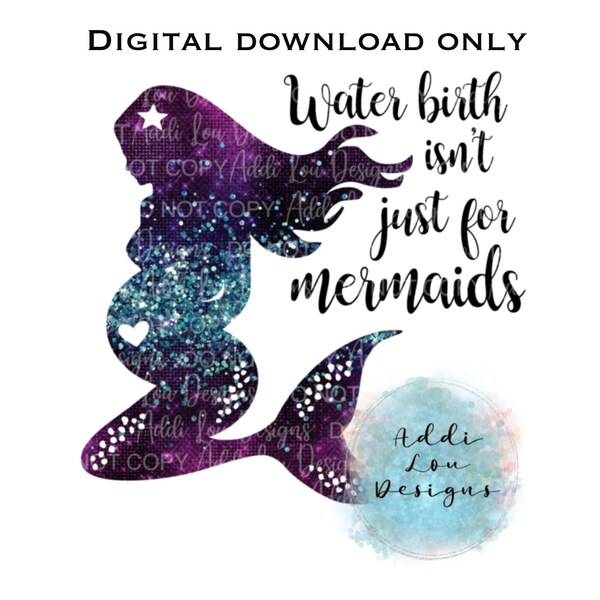 Pregnant Mermaid Art - Etsy