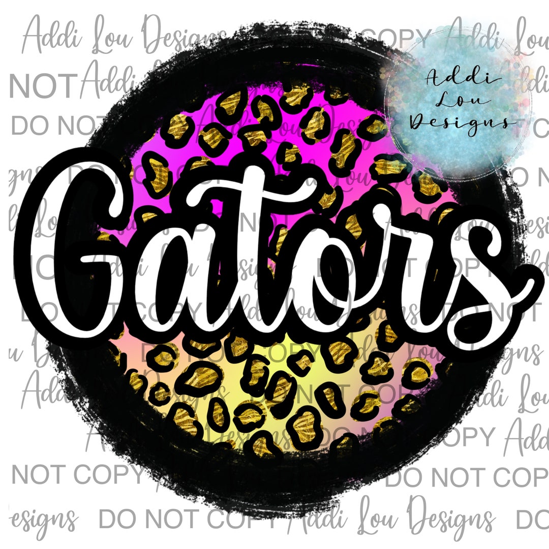 GATORS Animal Print Download,sublimation,graduation Gift,student ...