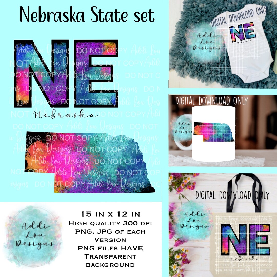 Nebraska State Bundle - Etsy
